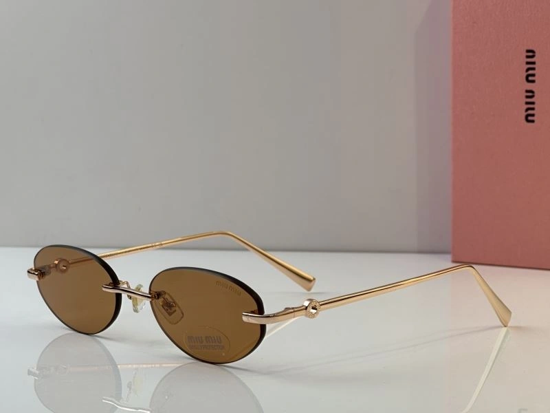 Brand-authenticated Miu Miu Sunglasses