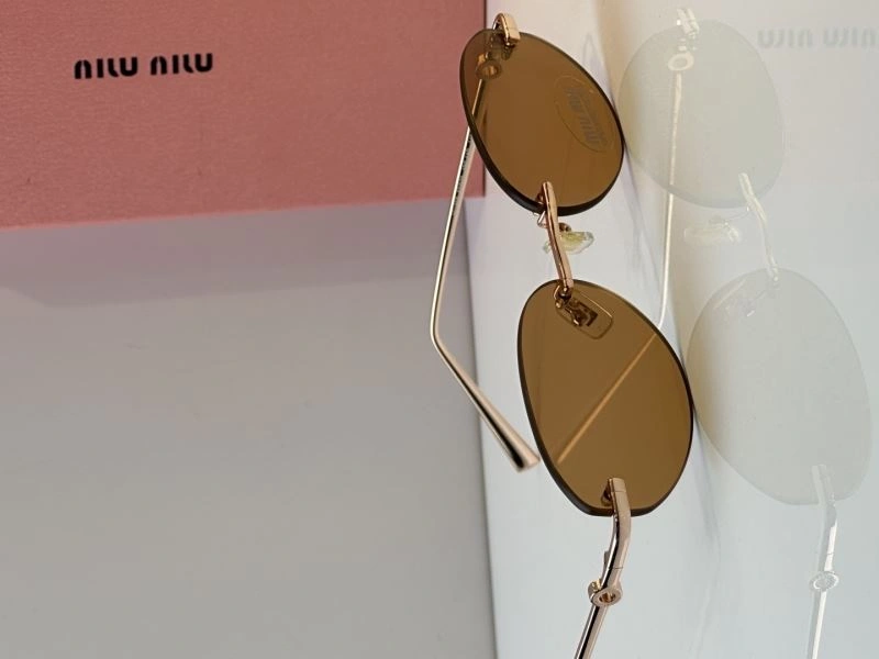 Brand-authenticated Miu Miu Sunglasses