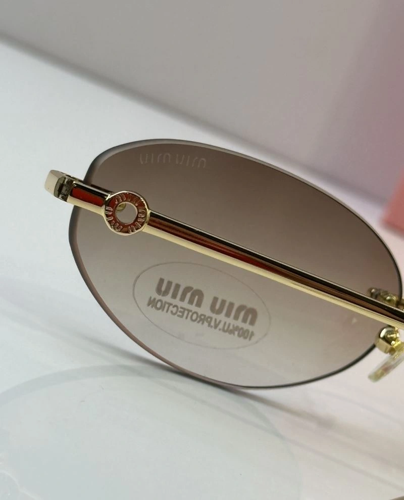 Brand-authenticated Miu Miu Sunglasses