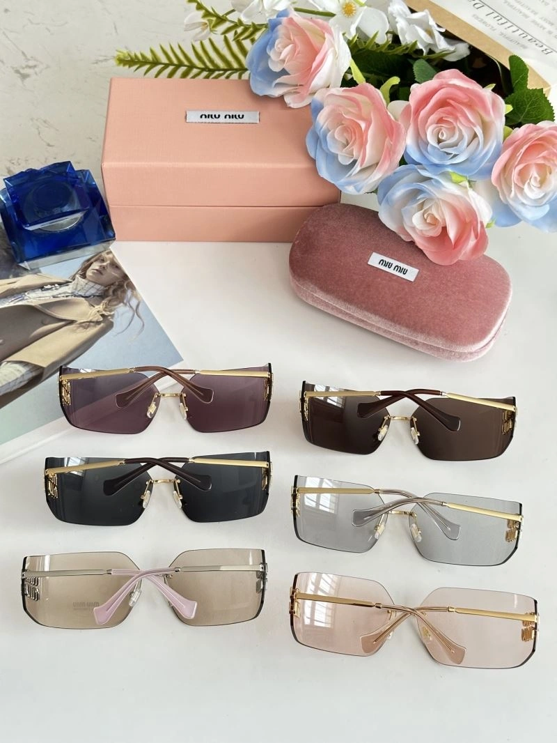 Brand-authenticated Miu Miu Sunglasses