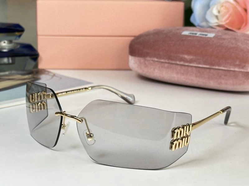 Brand-authenticated Miu Miu Sunglasses