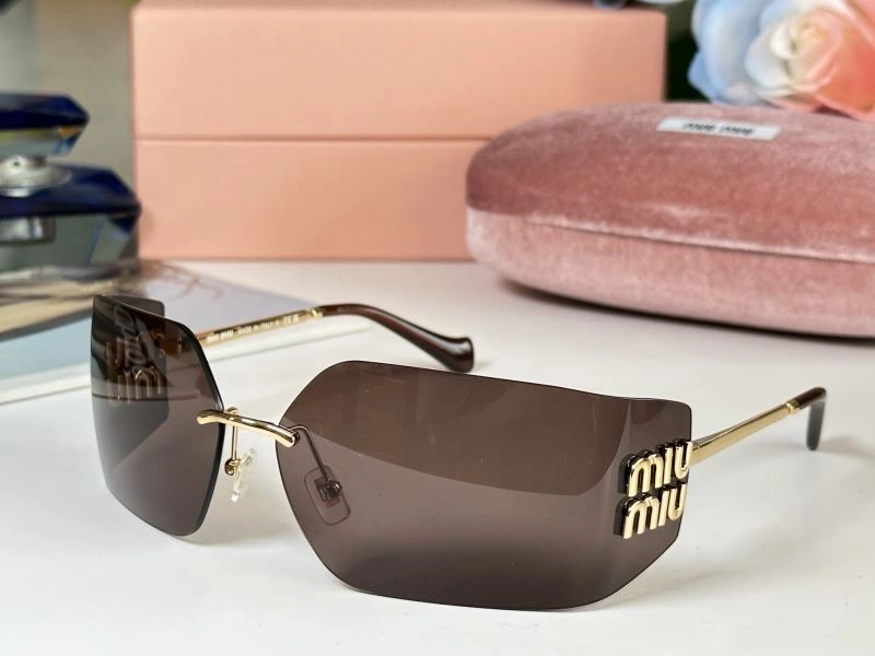 Brand-authenticated Miu Miu Sunglasses