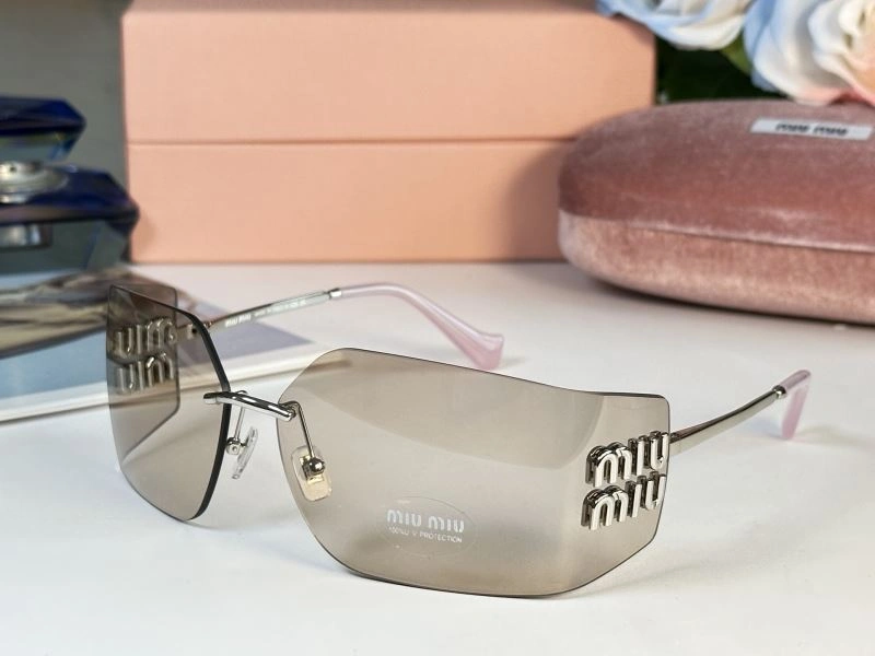 Brand-authenticated Miu Miu Sunglasses