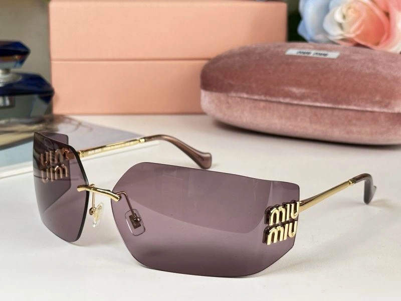 Brand-authenticated Miu Miu Sunglasses