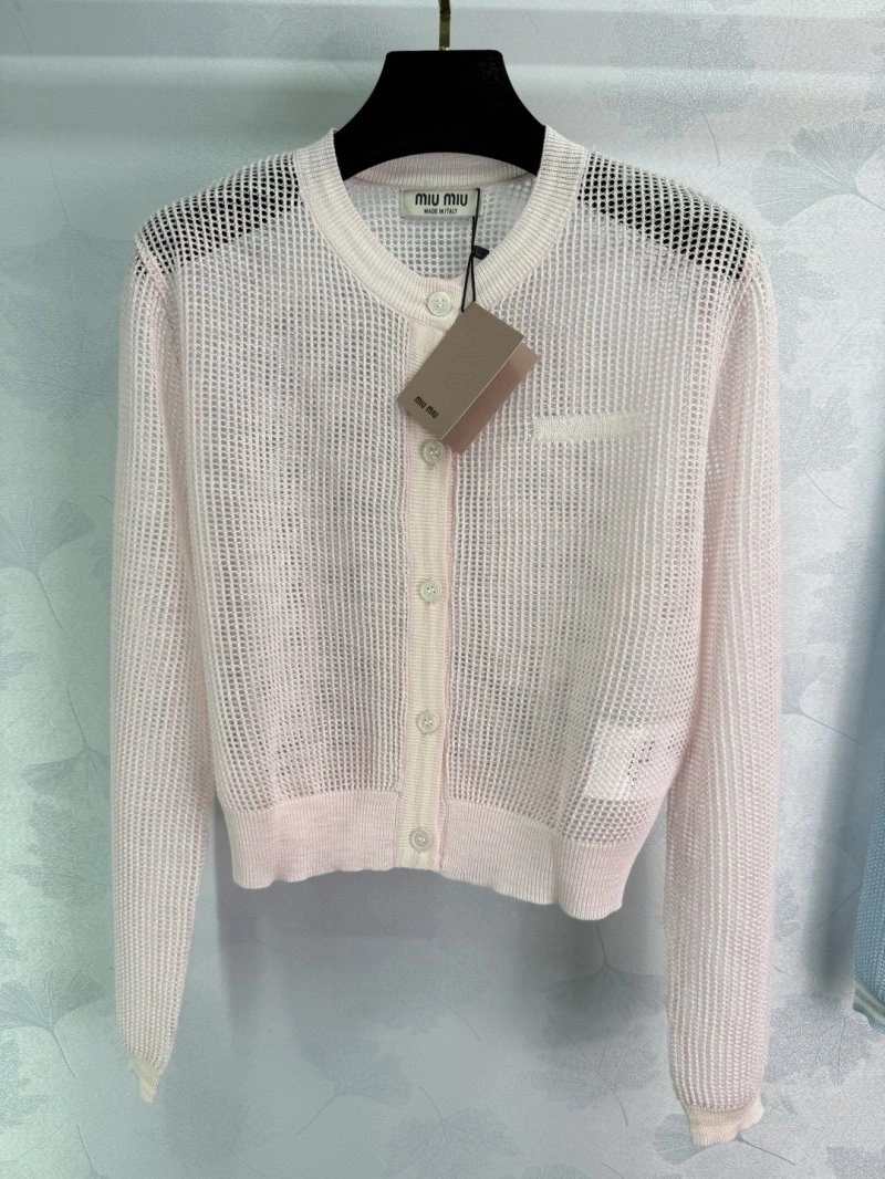 Brand-authenticated Miu Miu Sweaters