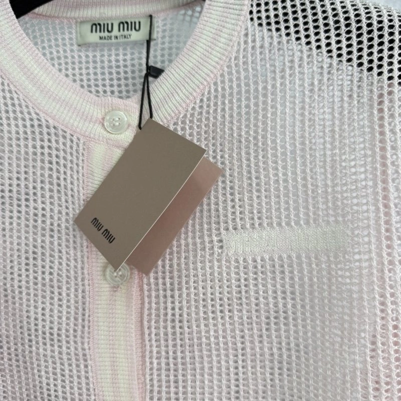 Brand-authenticated Miu Miu Sweaters
