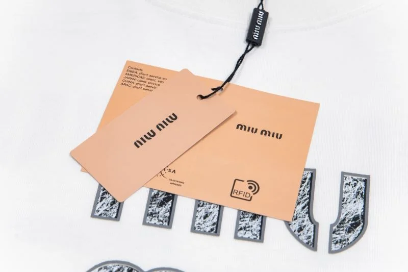 Precise copy Miu Miu T-Shirts