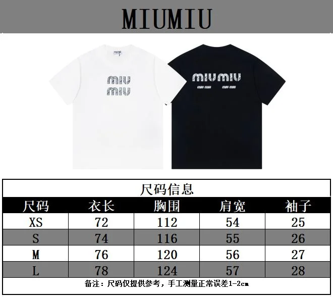 Precise copy Miu Miu T-Shirts