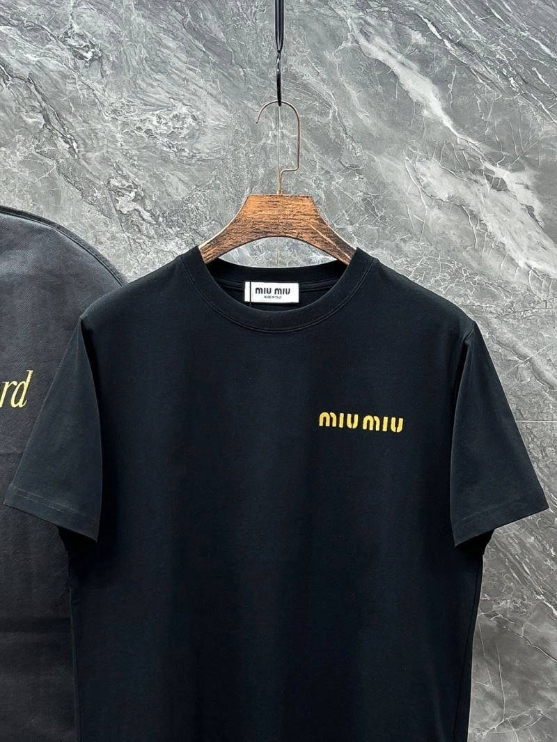 Brand-authenticated Miu Miu T-Shirts