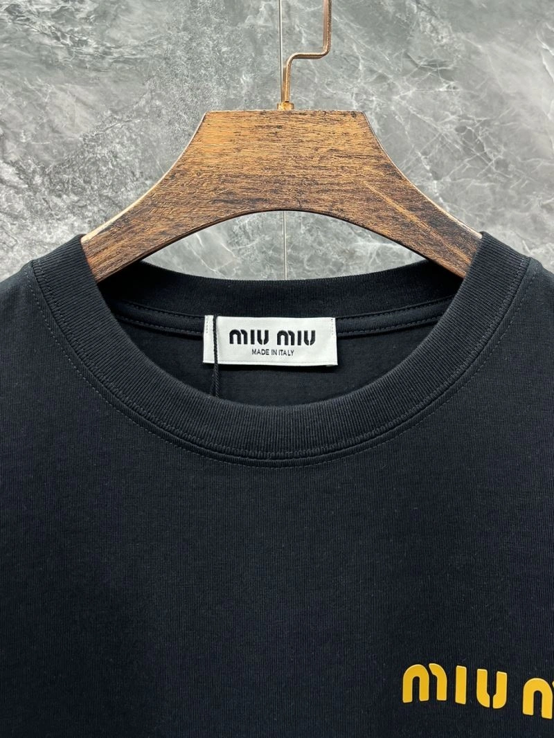 Brand-authenticated Miu Miu T-Shirts