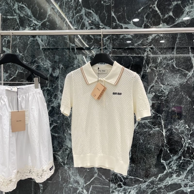 Precise copy Miu Miu T-Shirts