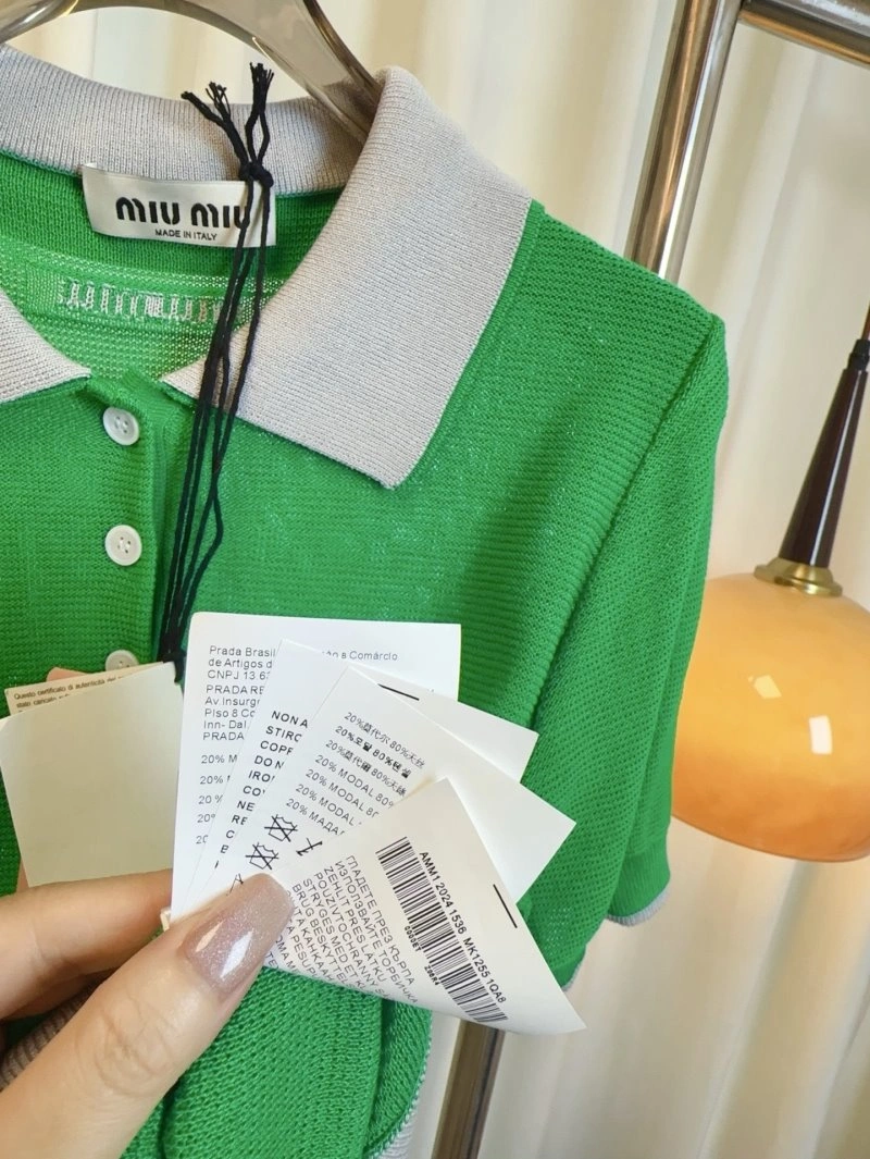 Exact replica Miu Miu T-Shirts