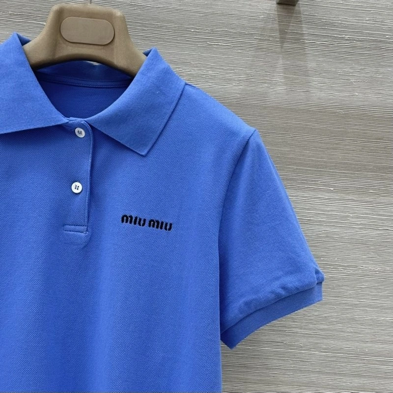 Brand-authenticated Miu Miu T-Shirts