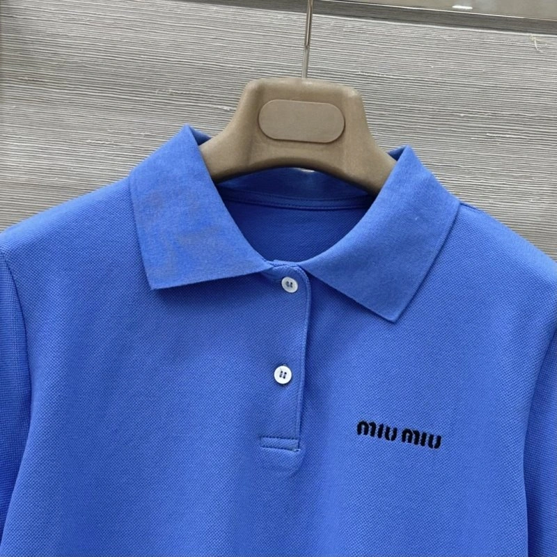 Brand-authenticated Miu Miu T-Shirts