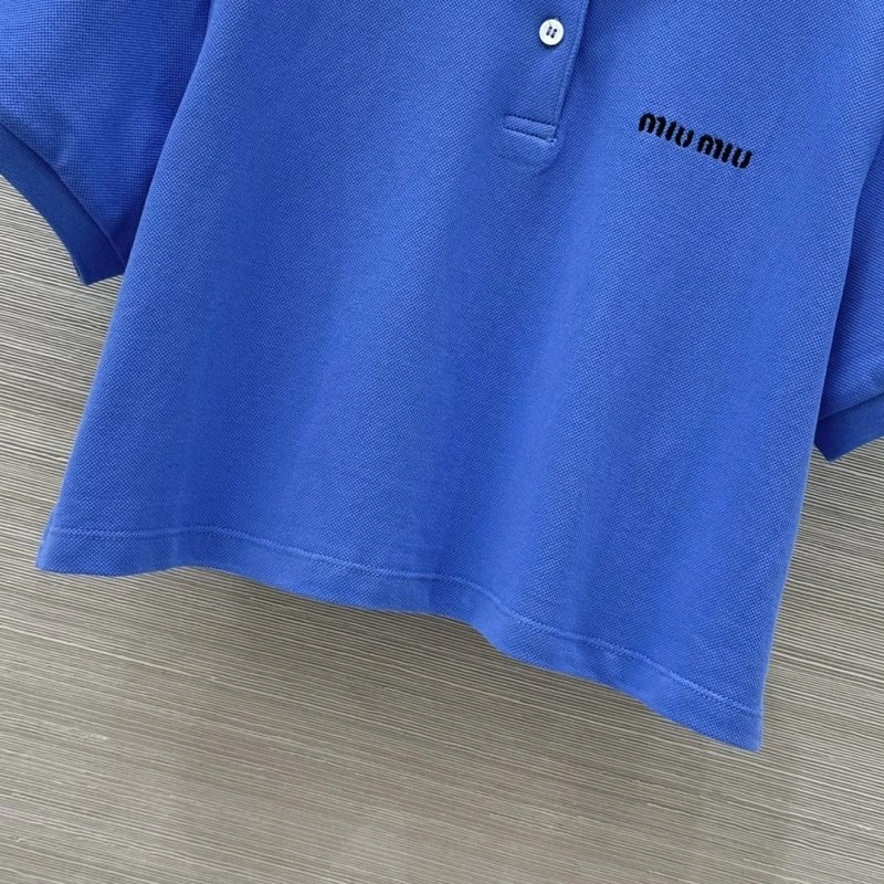 Brand-authenticated Miu Miu T-Shirts