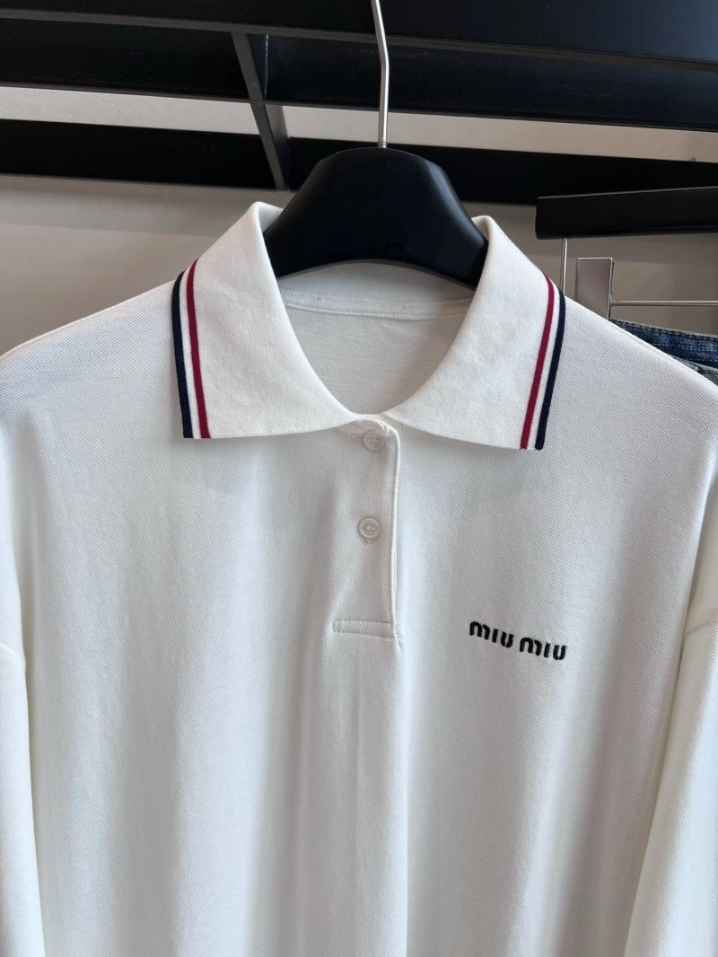 Brand-authenticated Miu Miu T-Shirts