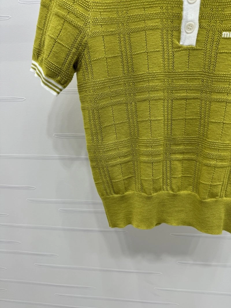 Brand-authenticated Miu Miu T-Shirts