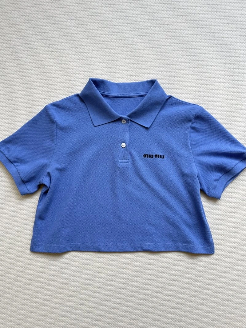 Brand-authenticated Miu Miu T-Shirts