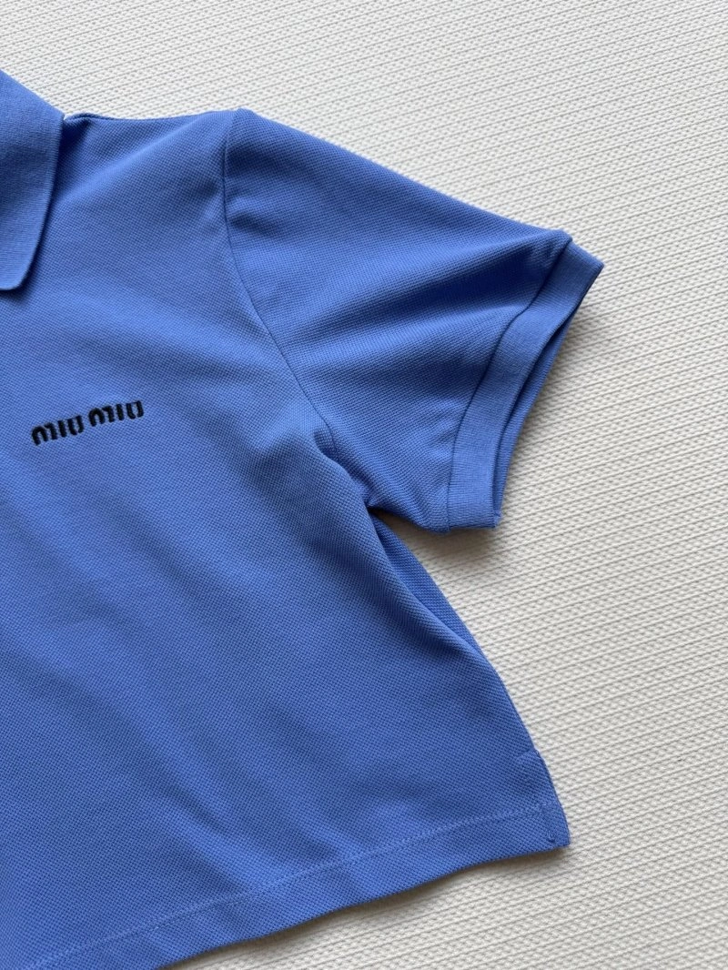 Brand-authenticated Miu Miu T-Shirts