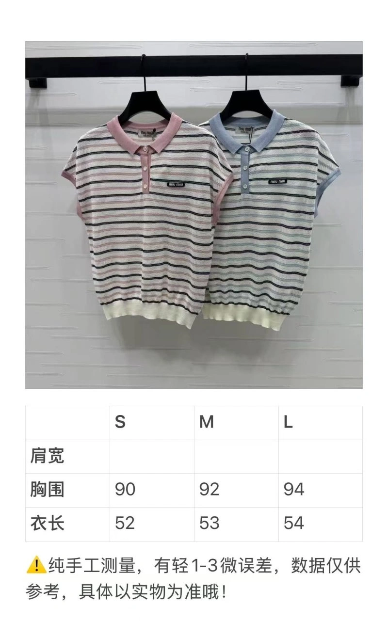 Exact replica Miu Miu T-Shirts