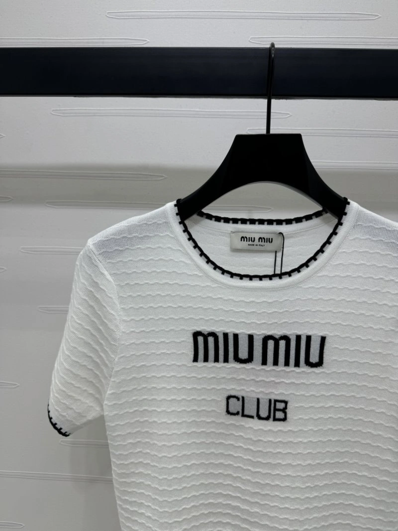 High accuracy Miu Miu T-Shirts