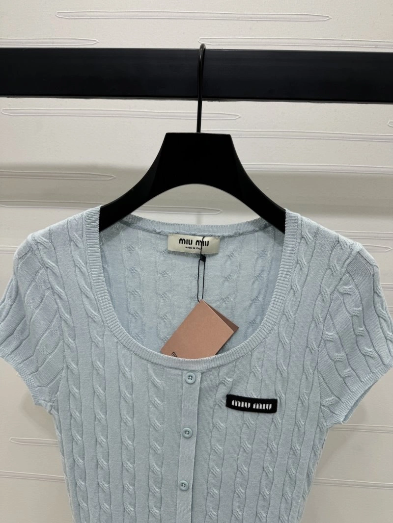 Precise copy Miu Miu T-Shirts
