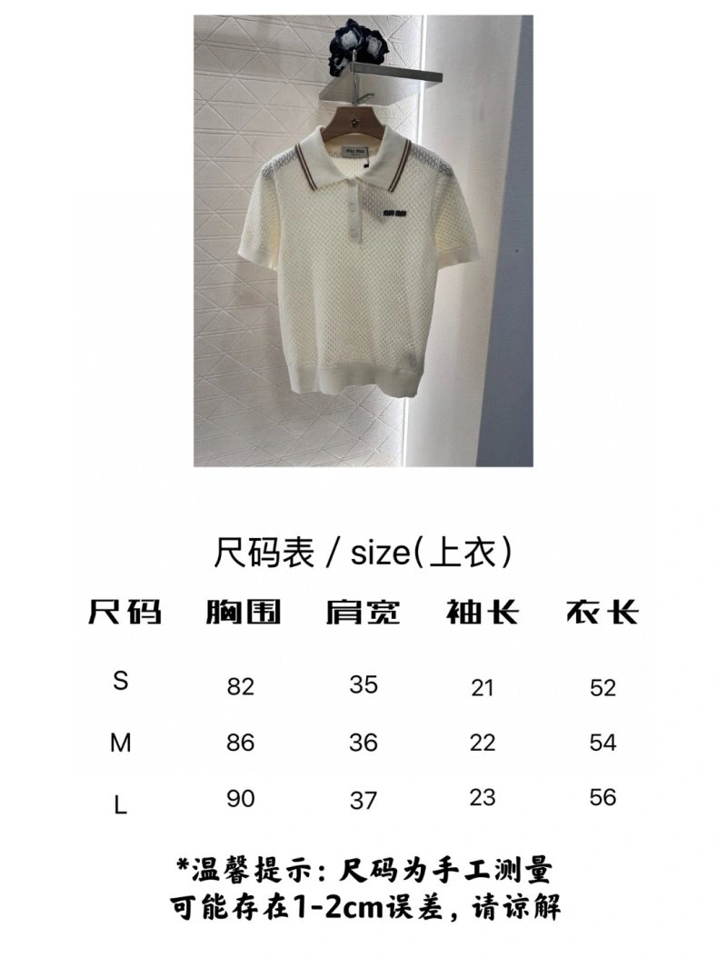 Precise copy Miu Miu T-Shirts