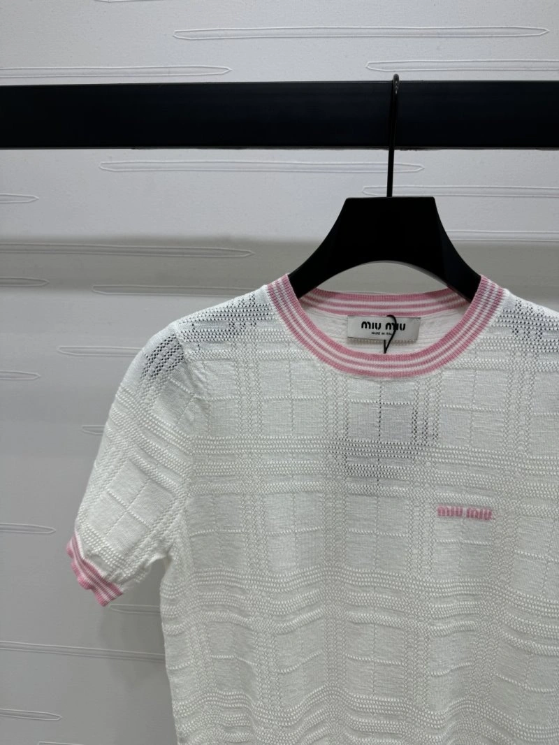 Precise copy Miu Miu T-Shirts