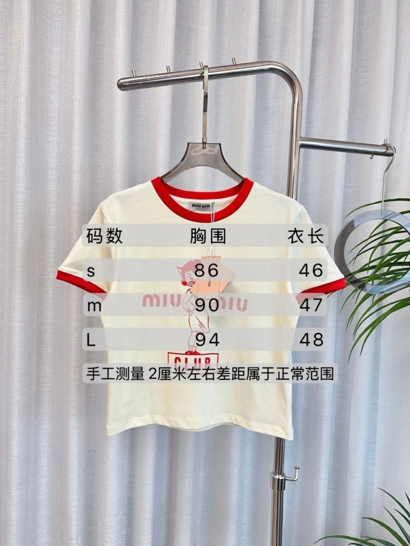 Top match Miu Miu T-Shirts