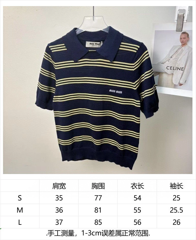 Exact replica Miu Miu T-Shirts