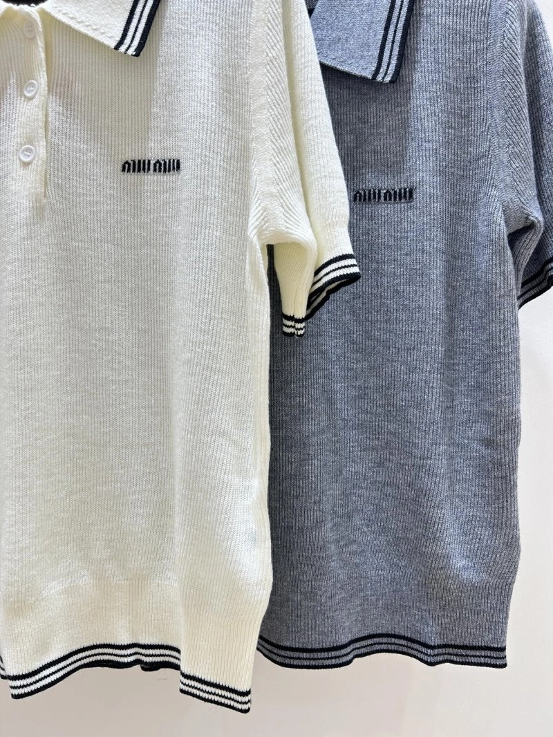 Brand-authenticated Miu Miu T-Shirts