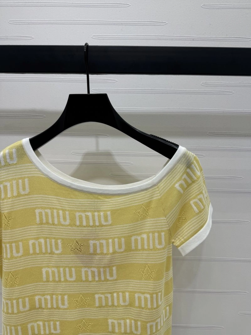 Exact replica Miu Miu T-Shirts