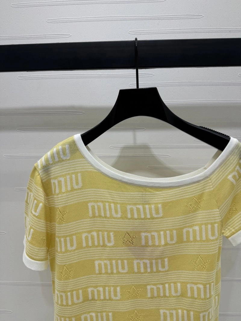 Exact replica Miu Miu T-Shirts