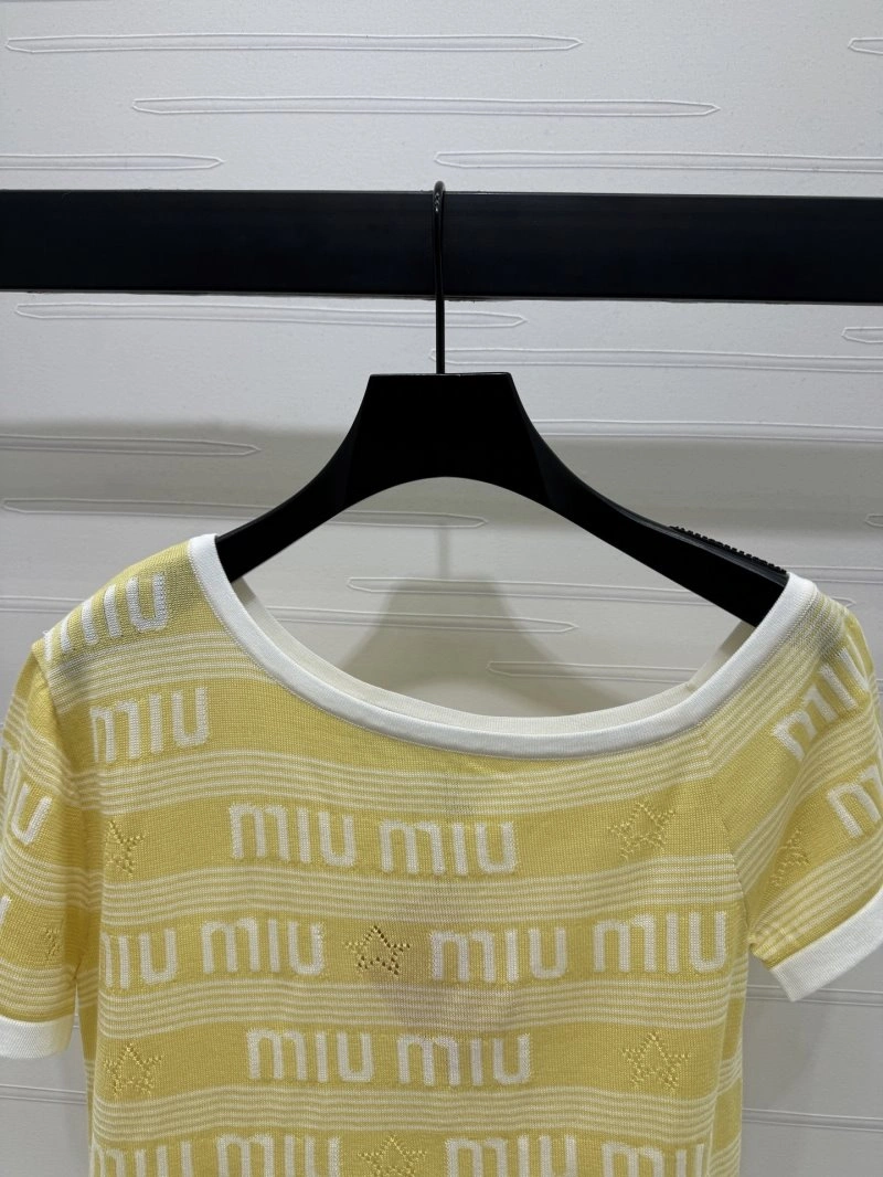 Exact replica Miu Miu T-Shirts