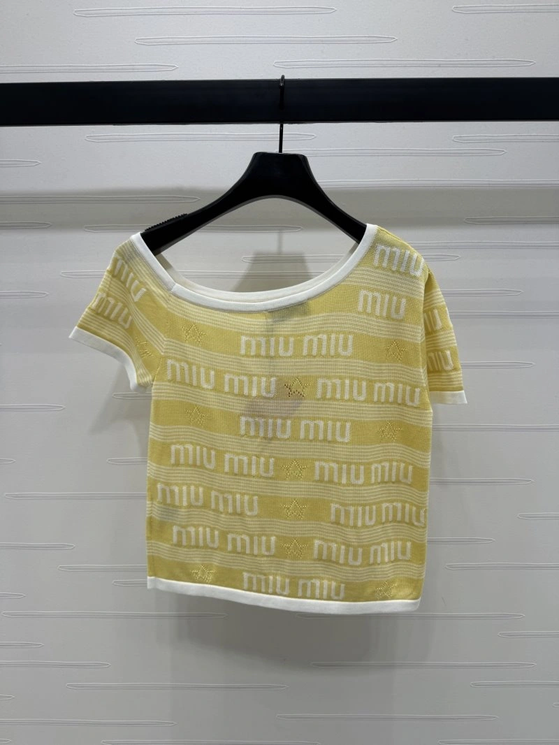 Exact replica Miu Miu T-Shirts