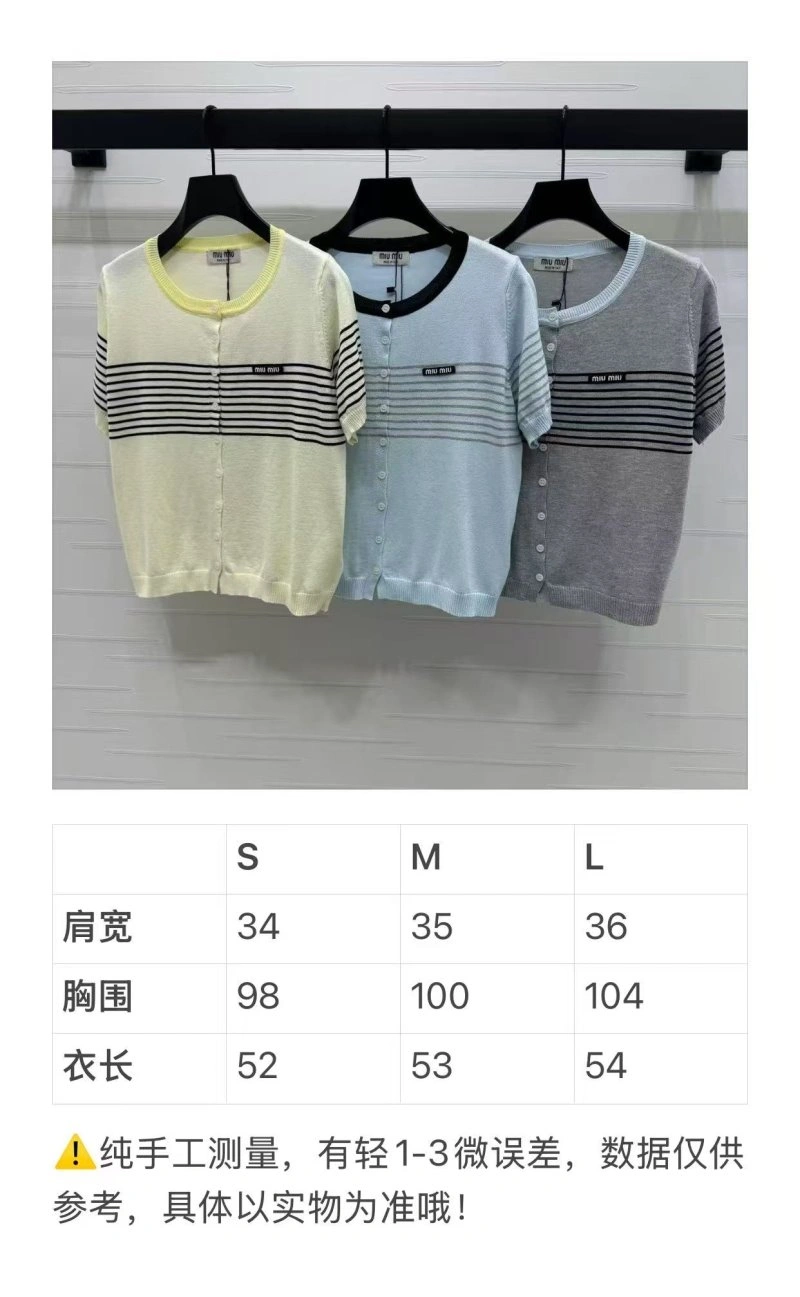 High accuracy Miu Miu T-Shirts