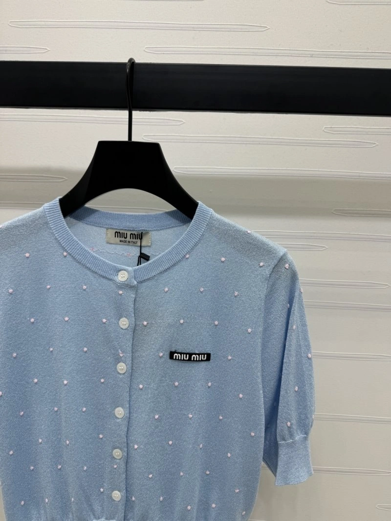 Brand-authenticated Miu Miu T-Shirts