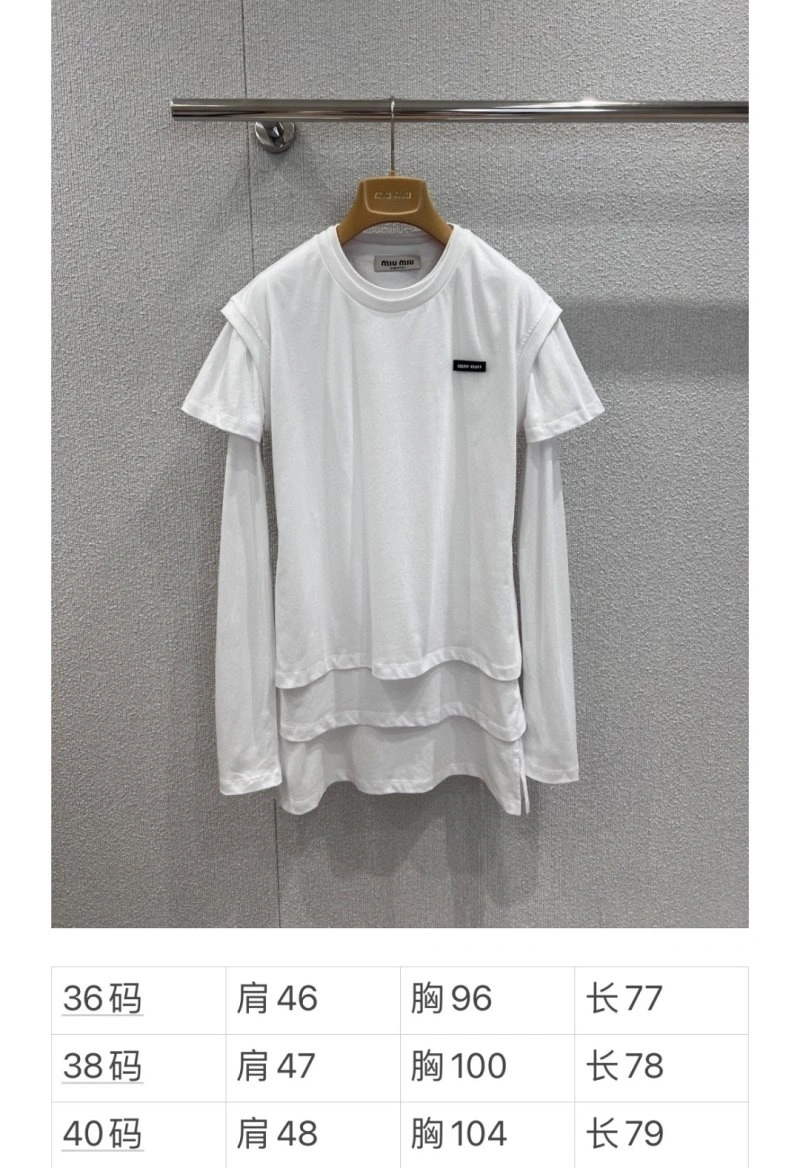 Factory-made Miu Miu T-Shirts