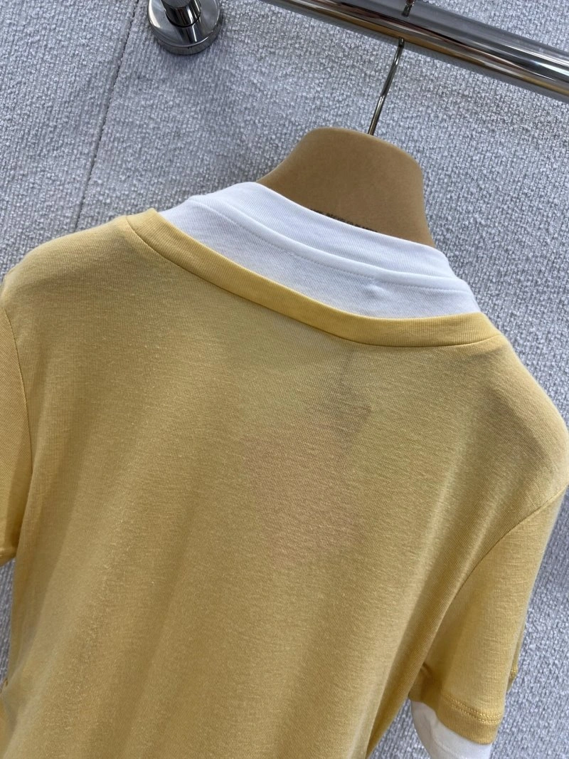 Brand-authenticated Miu Miu T-Shirts