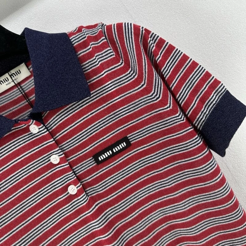 Brand-authenticated Miu Miu T-Shirts