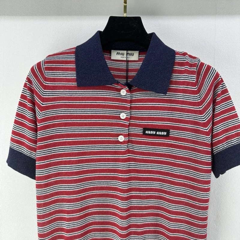 Brand-authenticated Miu Miu T-Shirts
