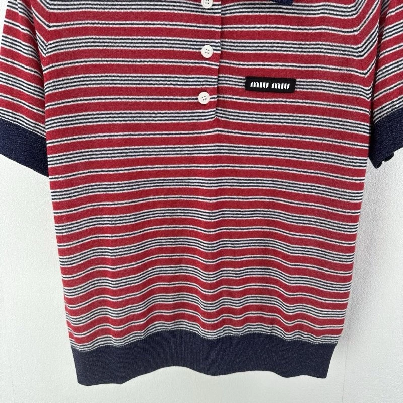 Brand-authenticated Miu Miu T-Shirts