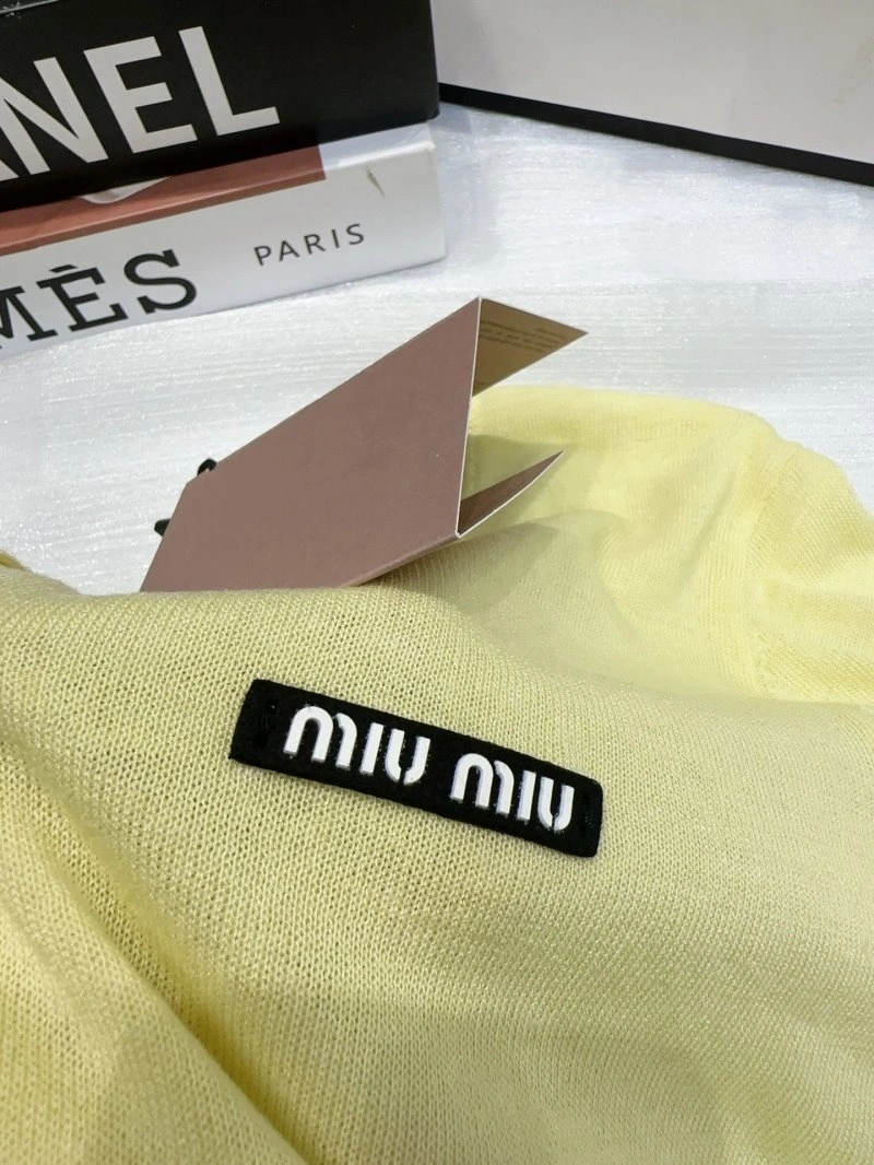 Brand-authenticated Miu Miu T-Shirts