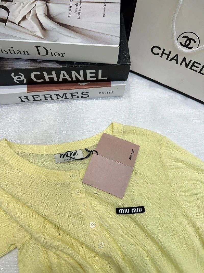 Brand-authenticated Miu Miu T-Shirts