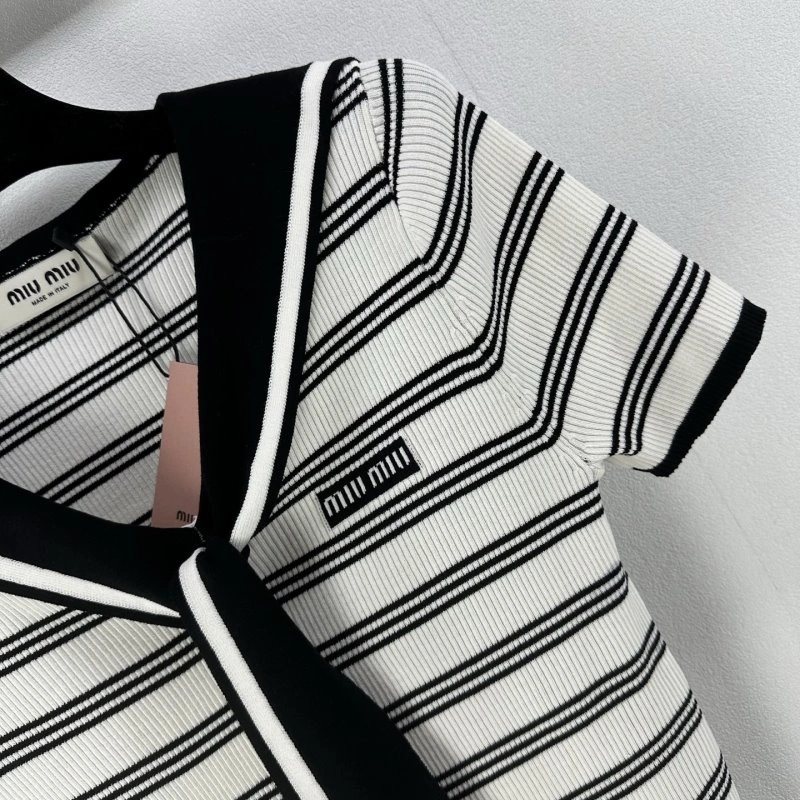 Brand-authenticated Miu Miu T-Shirts