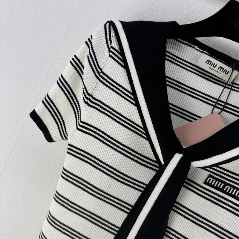 Brand-authenticated Miu Miu T-Shirts