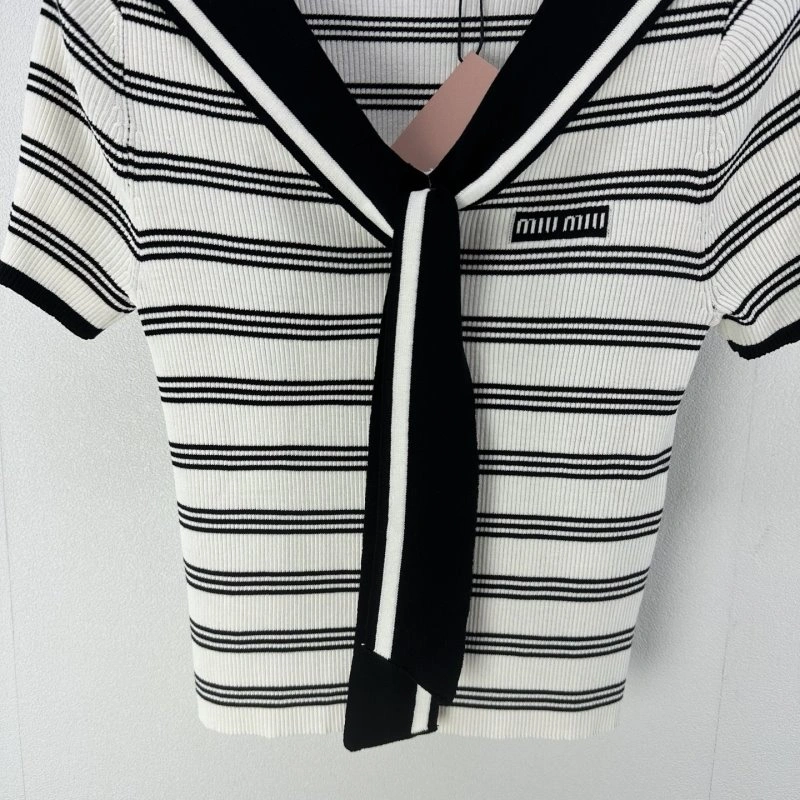 Brand-authenticated Miu Miu T-Shirts