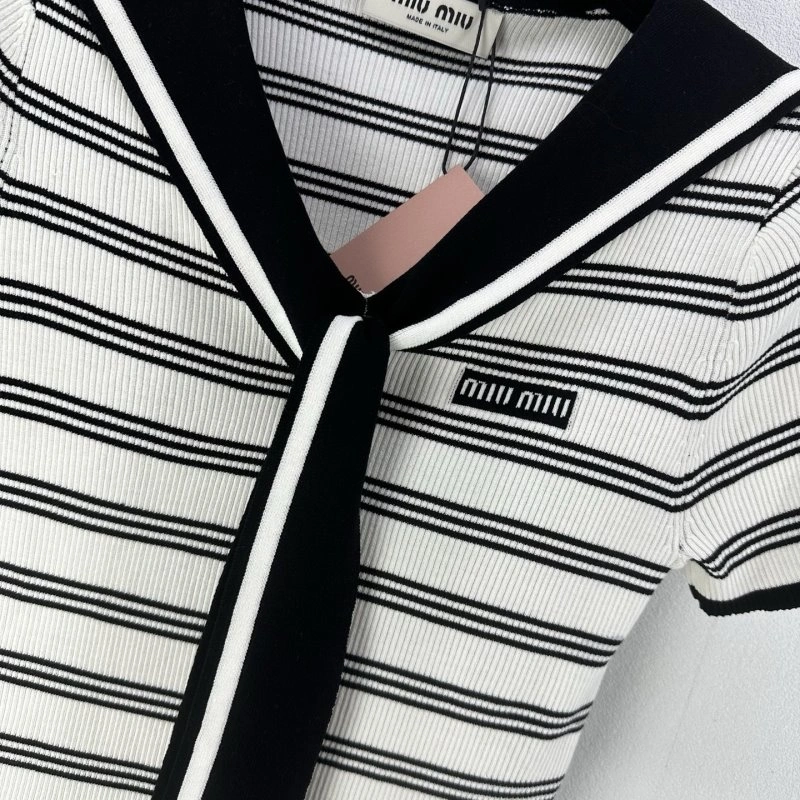 Brand-authenticated Miu Miu T-Shirts