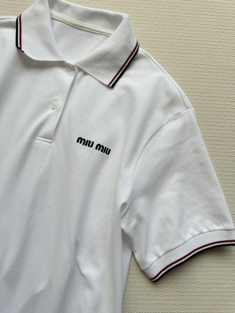 Brand-authenticated Miu Miu T-Shirts