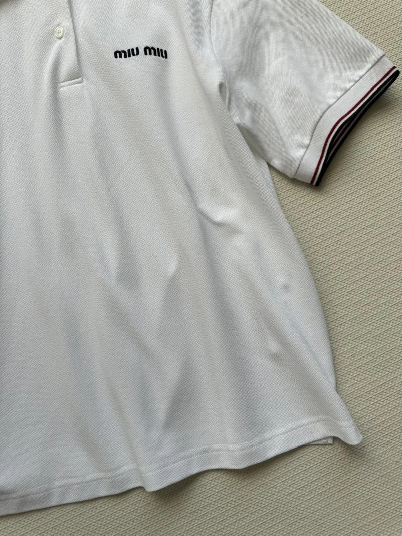 Brand-authenticated Miu Miu T-Shirts